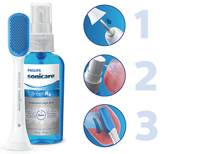 Zungenreinigung für einen frischen Atem | Philips Sonicare