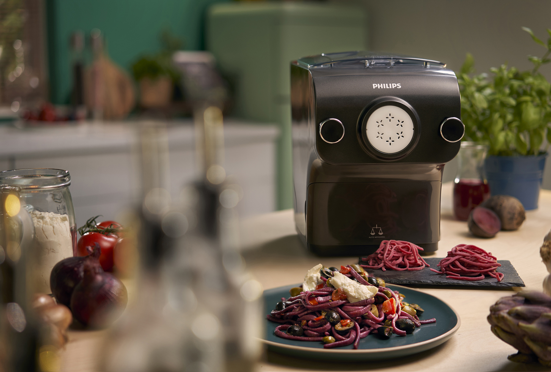 Nudelvariationen mit den Philips Pastamakern - News center | Philips
